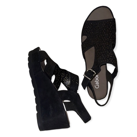 Gabor | Shoes | Gabor Leather And Suede Sandals | Poshmark